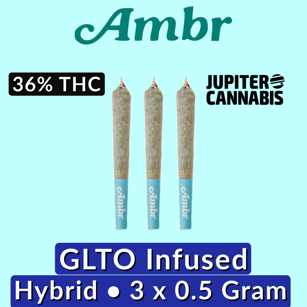 Ambr GLTO Infused 3 Pack | Jupiter Cannabis Winnipeg