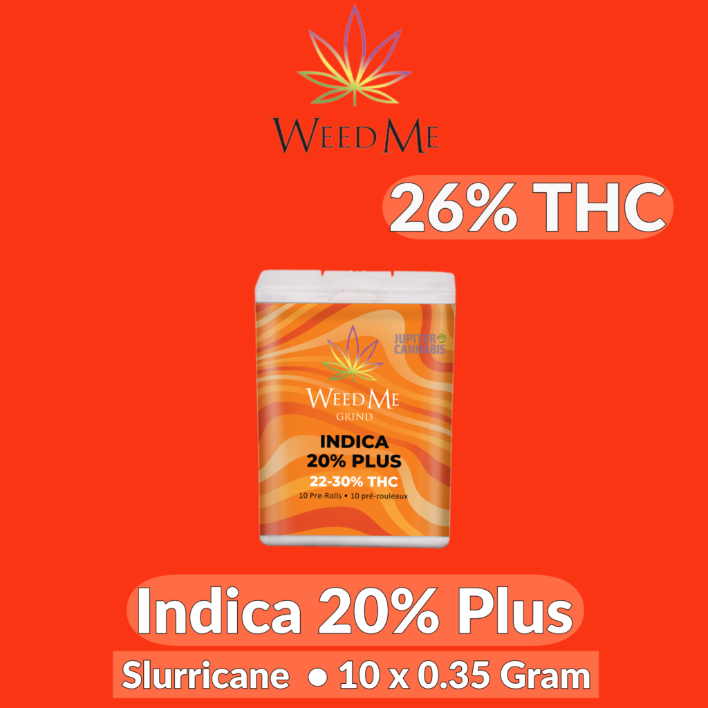 Weed Me Indica 20% Plus 10 Pack | Jupiter Cannabis Winnipeg
