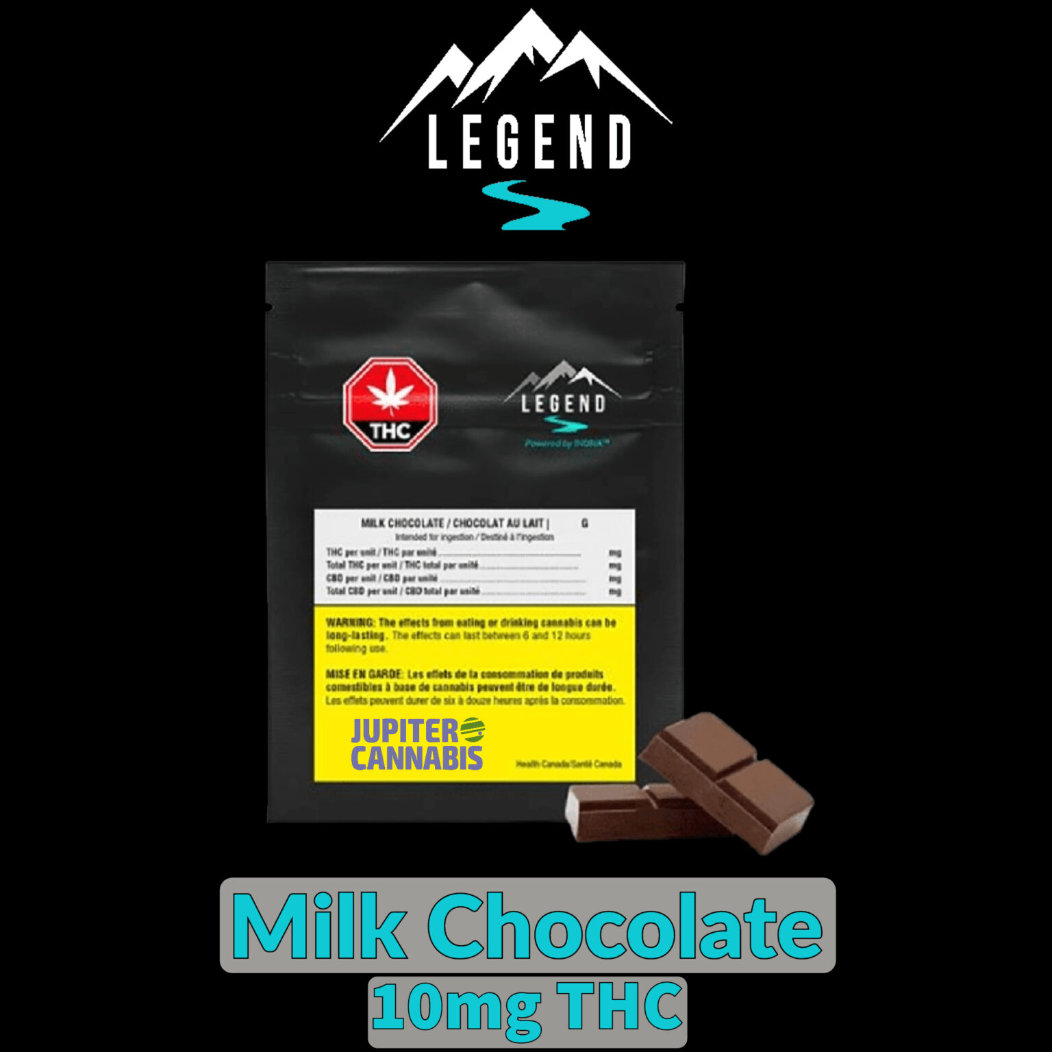 Legend Milk Chocolate | Jupiter Cannabis Winnipeg