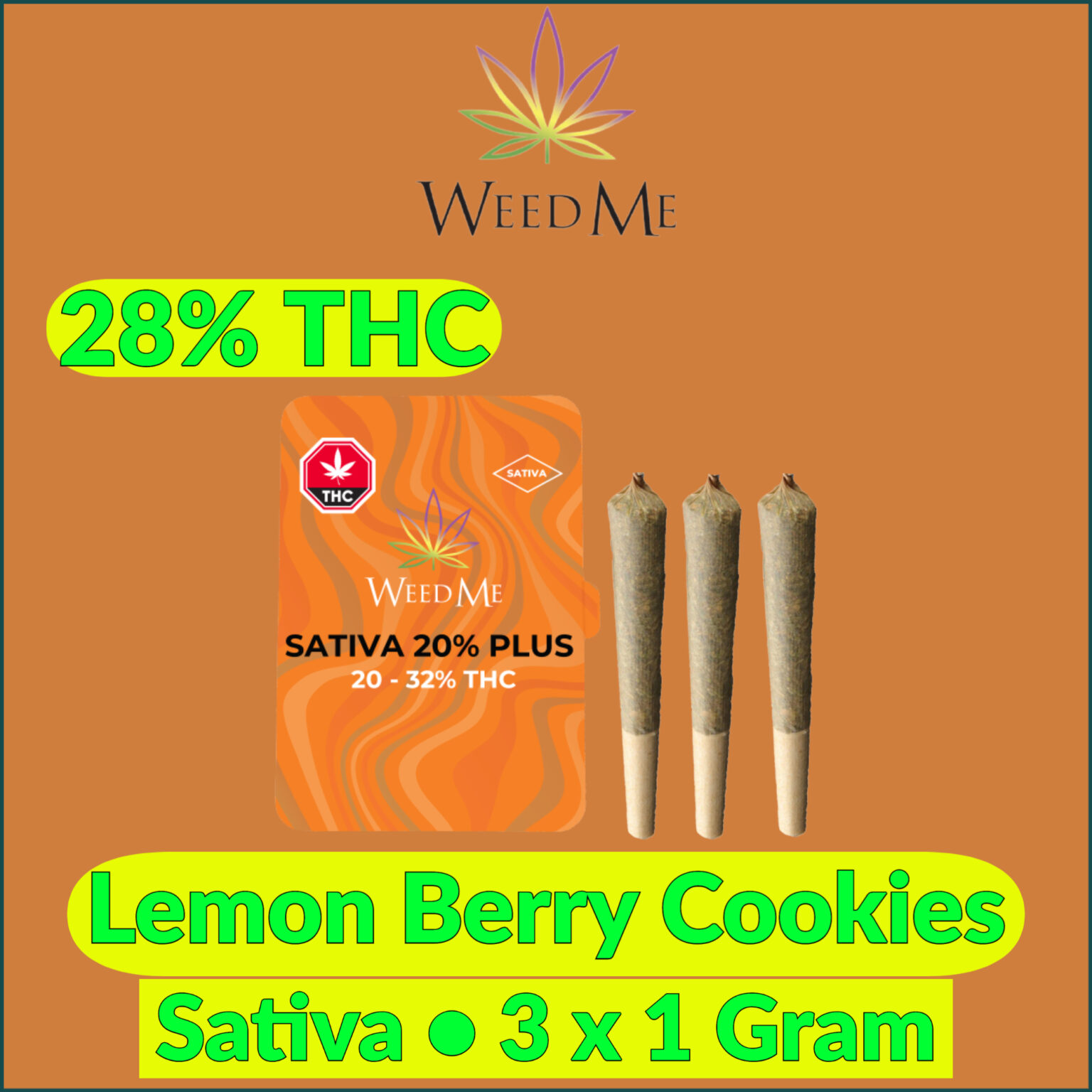 Sativa 20% Plus 3 Pack | Jupiter Cannabis Winnipeg