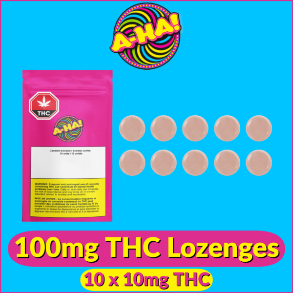 A-Ha! Extract Lozenges | 100mg THC | Jupiter Cannabis Winnipeg