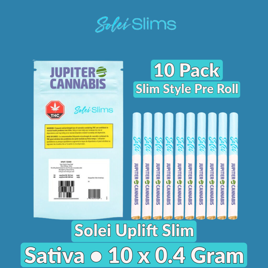 Solei Uplift Slim 10 Pack | Jupiter Cannabis Winnipeg