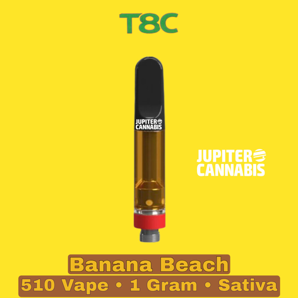 T8C Banana Beach Vape | Jupiter Cannabis Winnipeg
